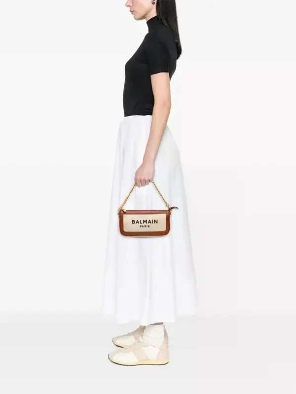 Balmain 2021-2026 Mini Canvas B Army Logo Satchel
