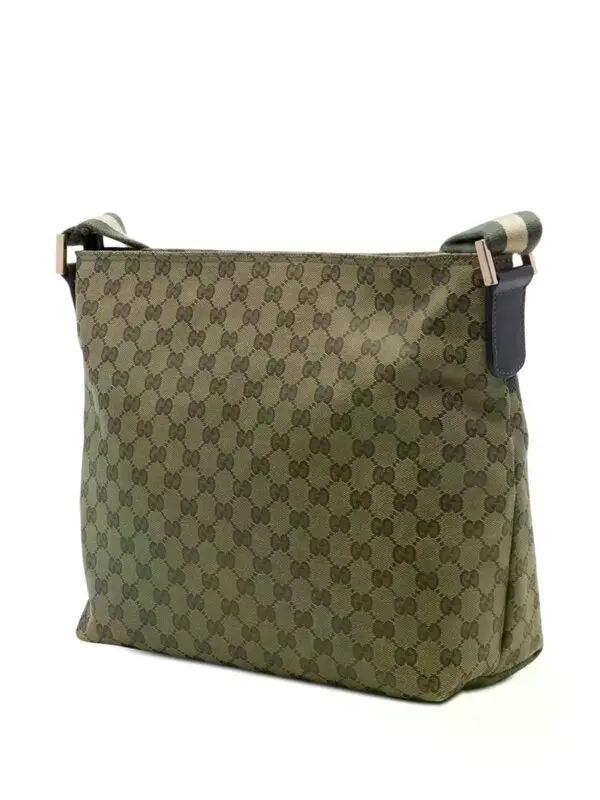 Gucci Gg Canvas Web Crossbody Bag