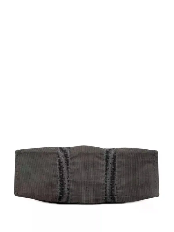 Hermès 1990-2010 Canvas Herline Gm Tote Bag - Grey