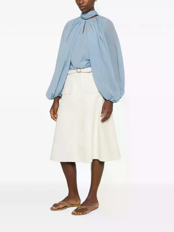 Dorothee Schumacher Pussy-bow Pleated Blouse