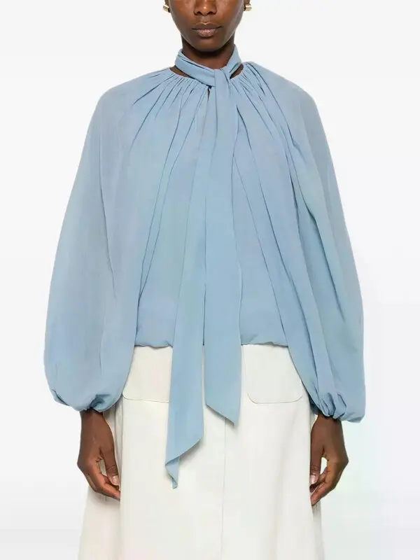 Dorothee Schumacher Pussy-bow Pleated Blouse