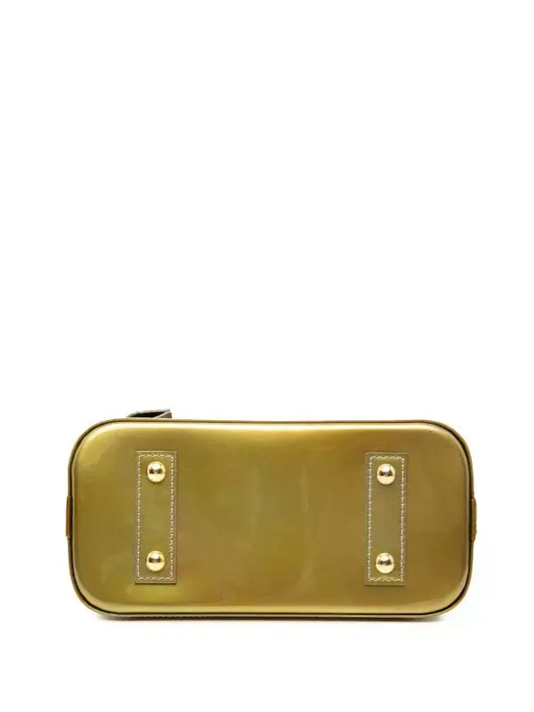 LOUIS VUITTON 2010 Monogram Vernis Alma Bb Satchel - Green