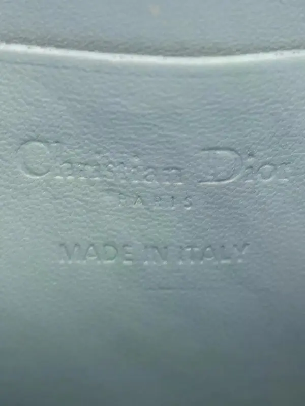 Dior 2021 Lambskin Cannage Lady Call In Phone Holder Satchel - Blue