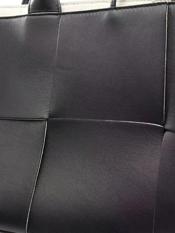 Bottega Veneta 2012-2026 Small Nappa Maxi Intrecciato Arco Tote Bag - Black