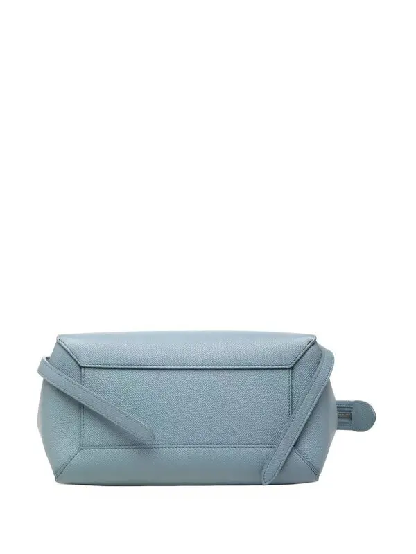 Celine 2017 Micro Grained Calfskin Belt Bag Satchel - Blue