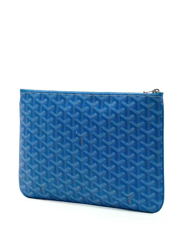 Goyard Senat Mm Clutch Bag - Blue