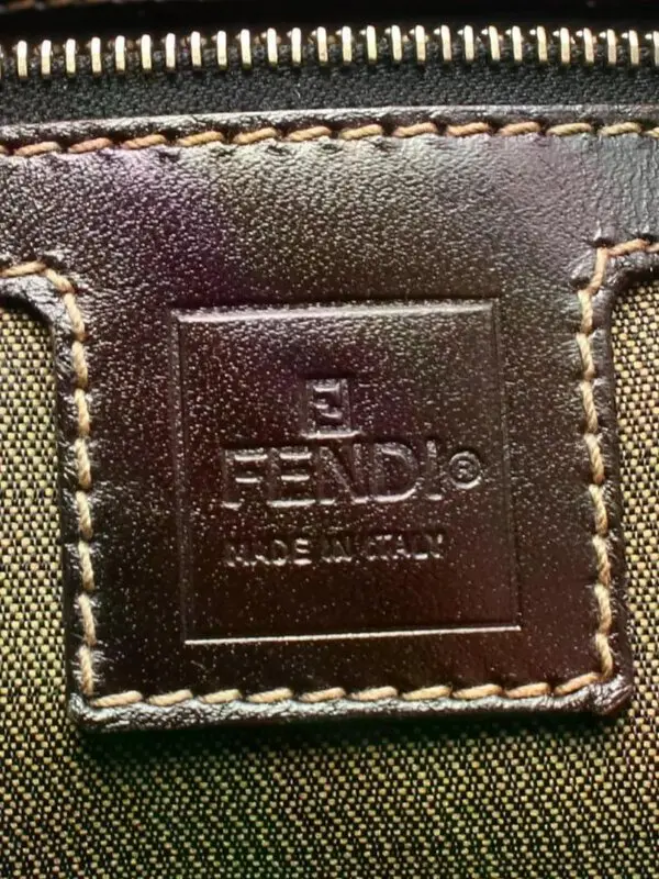 Fendi 20th Century Zucca Canvas Shoulder Bag