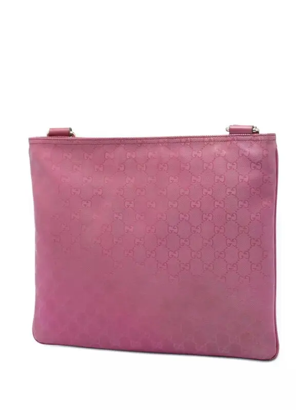 Gucci Gg Imprimé Crossbody Bag - Pink