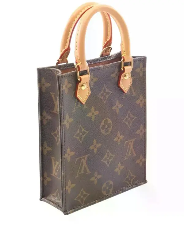 LOUIS VUITTON 2020 Monogram Petit Sac Plat Satchel