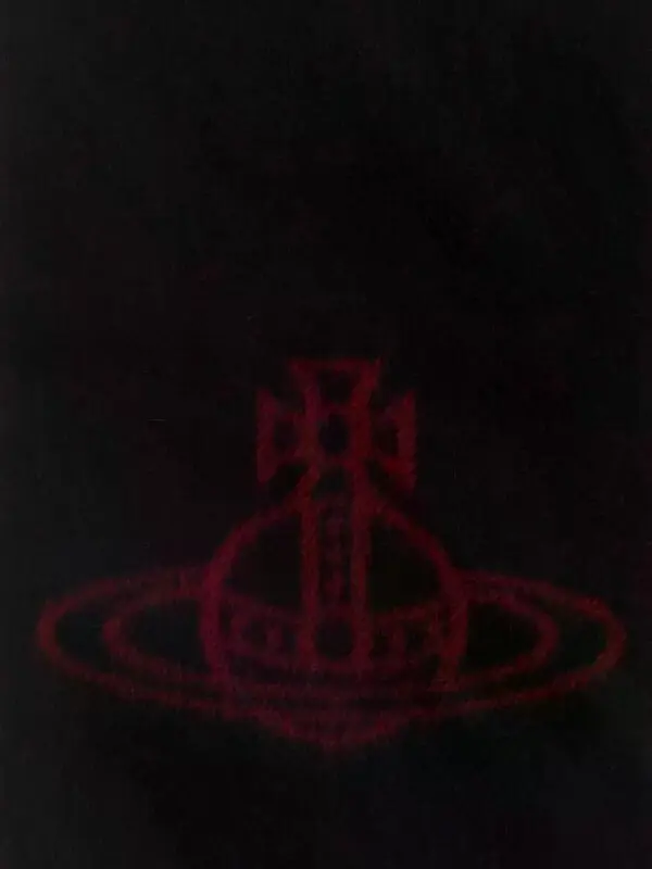 VIVIENNE WESTWOOD Double Face Fringed Scarf