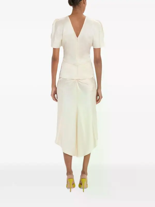 Victoria Beckham Bela Short-sleeve Blouse
