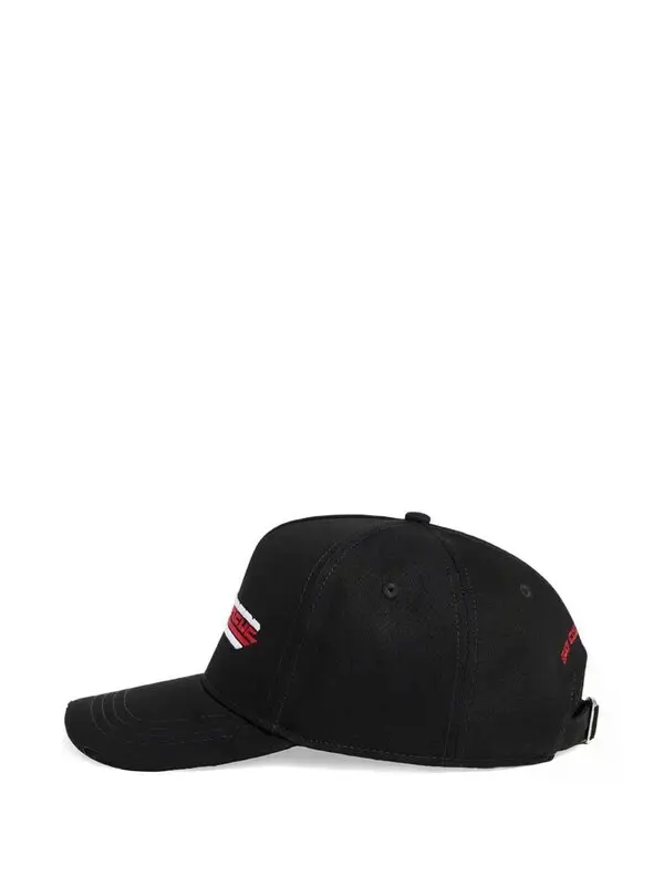 Dsquared2 Logo-embroidered Distressed Baseball Cap