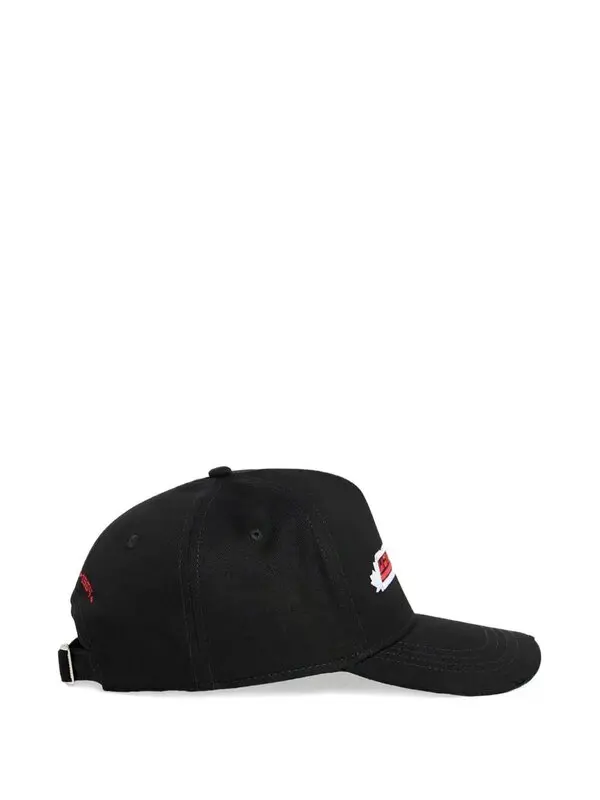 Dsquared2 Logo-embroidered Distressed Baseball Cap
