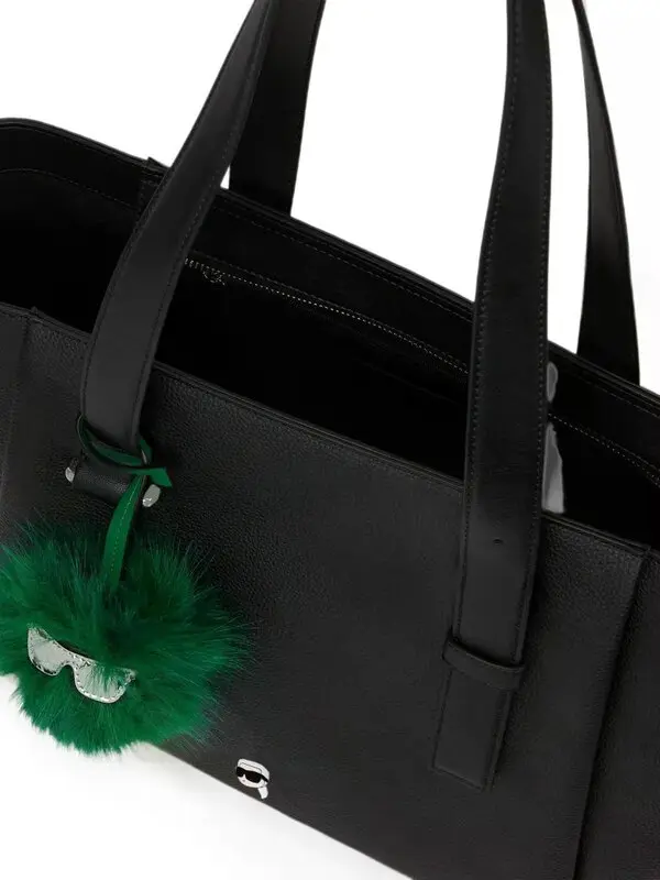 Karl Lagerfeld Large Ikon Pebble Tote Bag