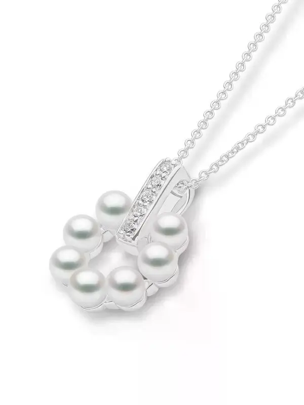 Yoko London Eclipse Akoya Pearl And Diamond Necklace