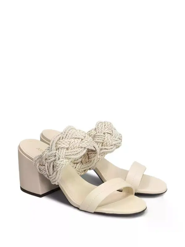 AREZZO 75mm Braided-strap Heeeled Mules