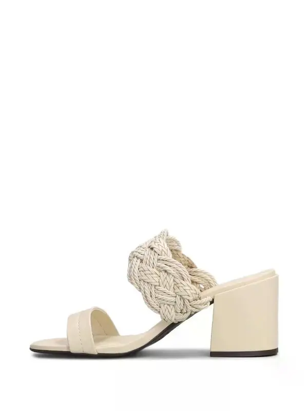 AREZZO 75mm Braided-strap Heeeled Mules