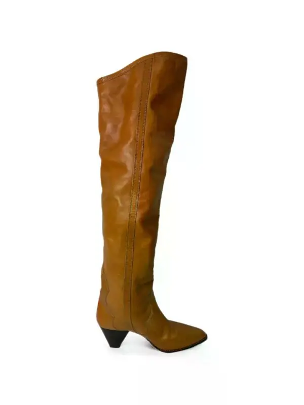 ISABEL MARANT VINTAGE Remko Pointed Boots - Brown
