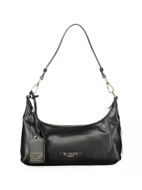 TWINSET Logo-plaque Shoulder Bag - Black