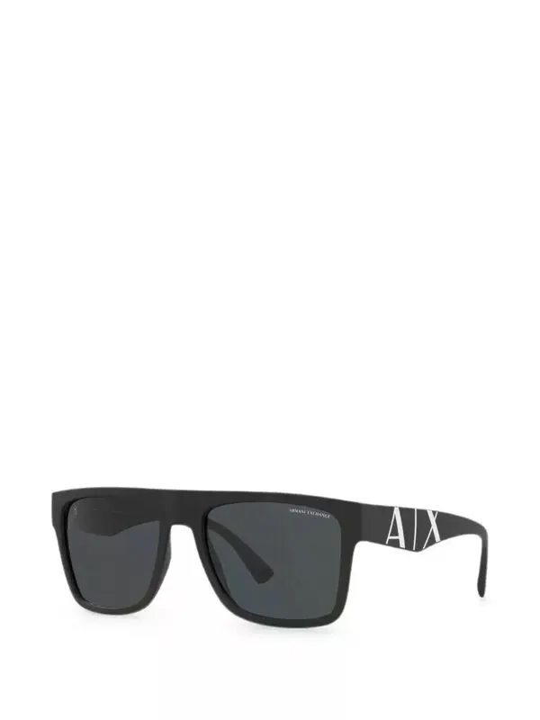 Armani Exchange Rectangle-frame Logo-print Sunglasses