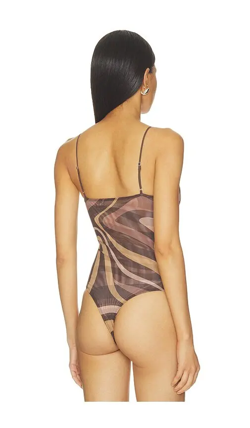 L'Agence Elowen Underwire Bodysuit In . Also - Brown