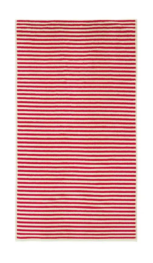 DUSEN DUSEN Ladybug Stripe Bath Towel