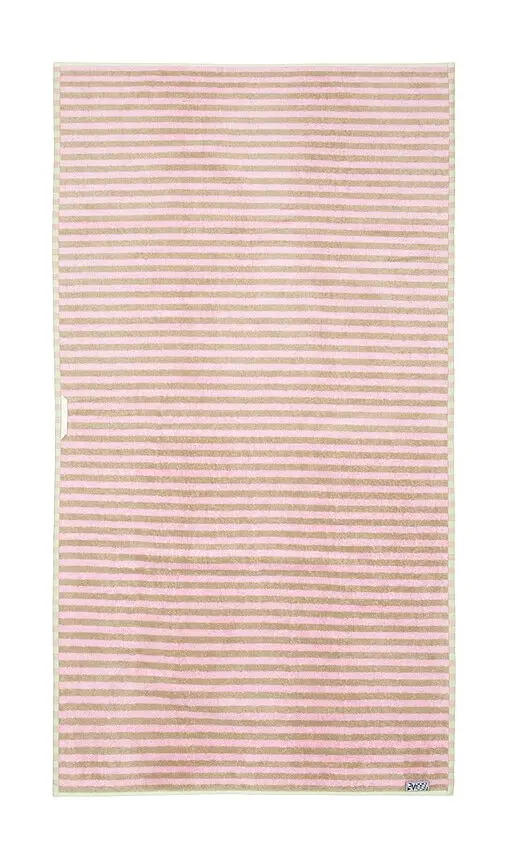 DUSEN DUSEN Ladybug Stripe Bath Towel