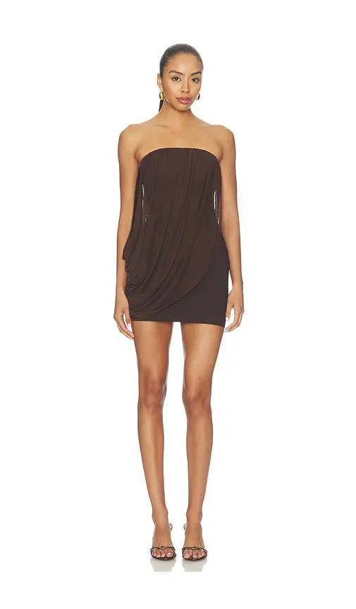 Superdown Elodie Mini Dress In . Also - Brown