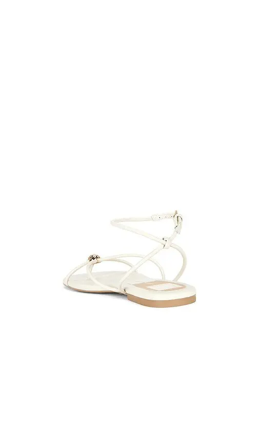 Dolce Vita Kenley Strappy Flat Sandals - Cream