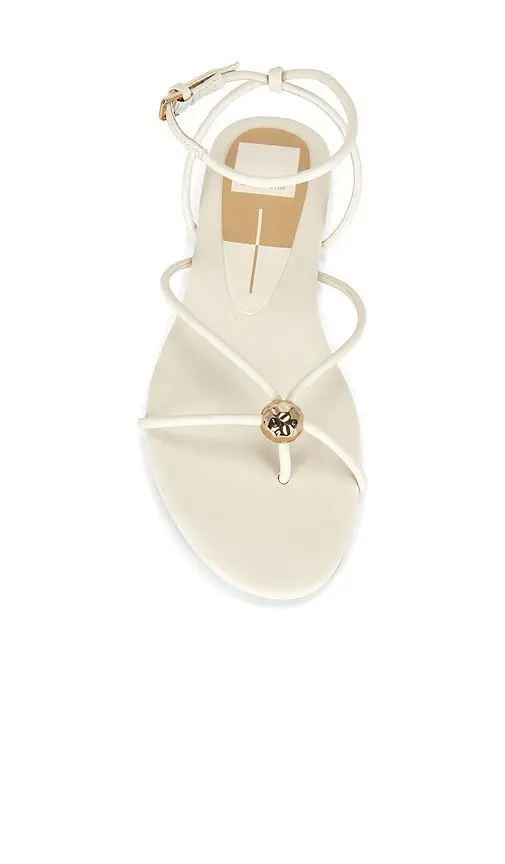 Dolce Vita Kenley Strappy Flat Sandals - Cream