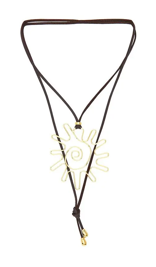 Éliou Sun Wrap Necklace - Brown