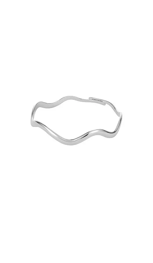 Jenny Bird Ola Arm Cuff - Metallic Silver
