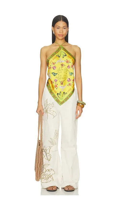 JULIET JOHNSTONE Bandana Halter Top