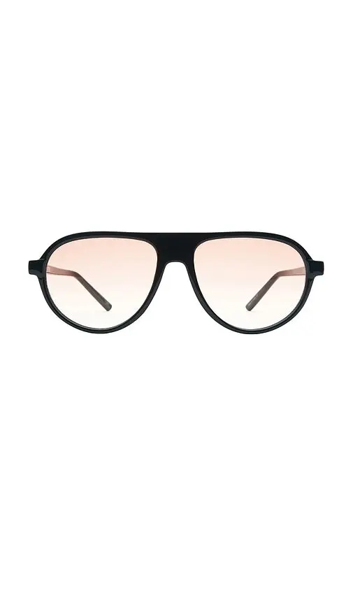 OTRA Iggy Oval Sunglasses - Black