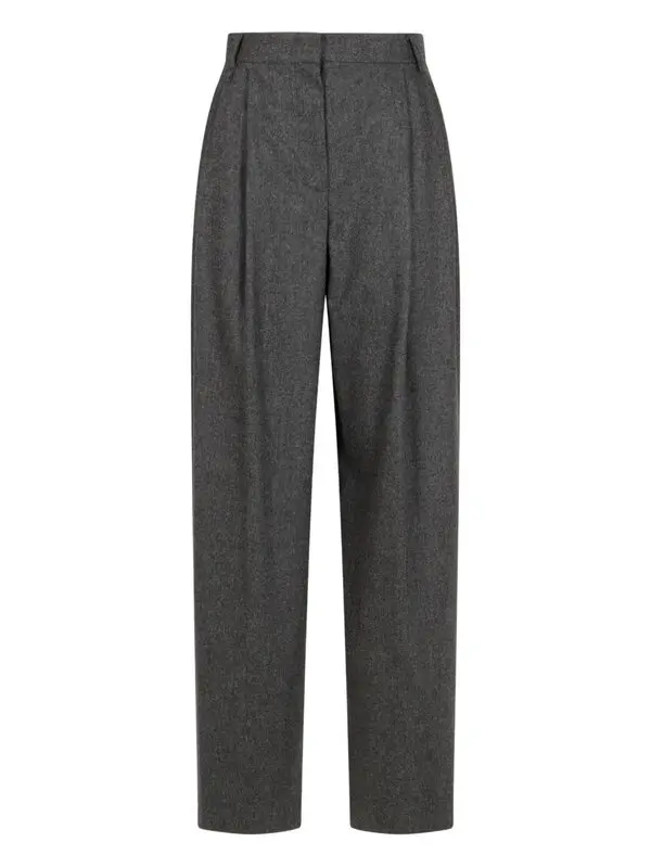 Emporio Armani Wool Checked Trousers