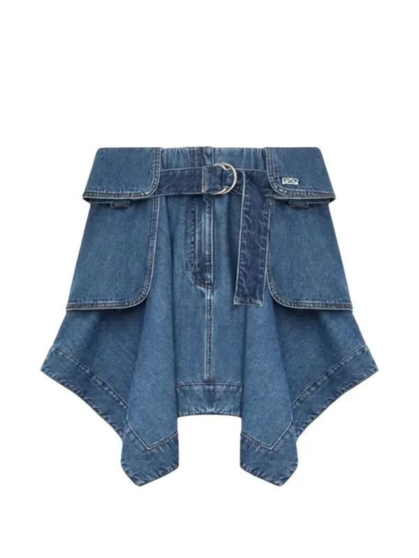 Loewe Denim Cargo Skirt