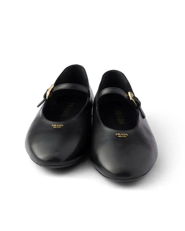 Prada Leather Ballerinas