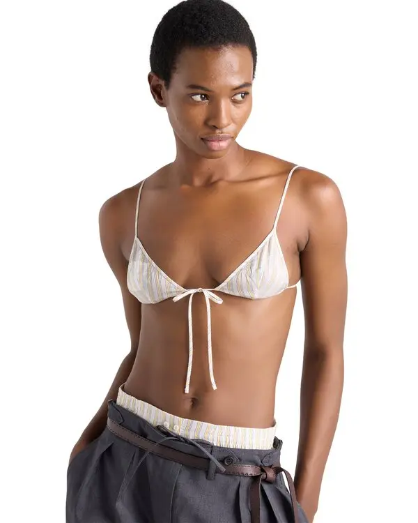 Prada Striped Bra