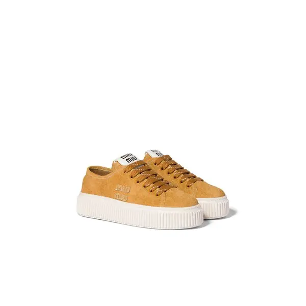 Miu Miu Suede Sneakers