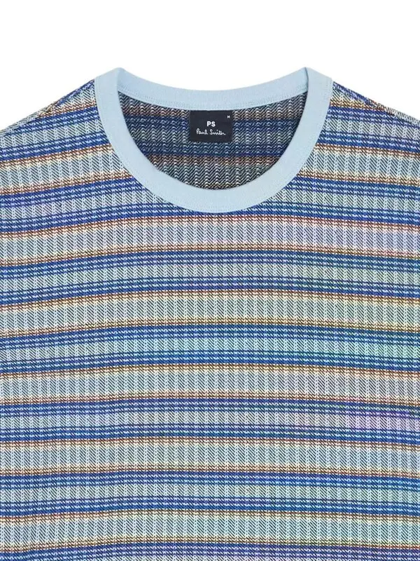Paul Smith Striped Textured T-shirt