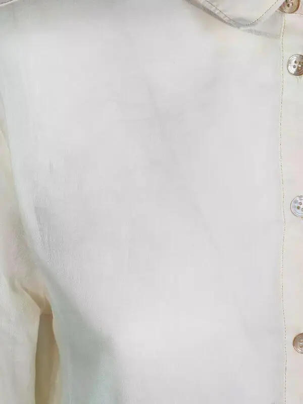 FORTE_FORTE Button-down Long-sleeve Cotton Shirt