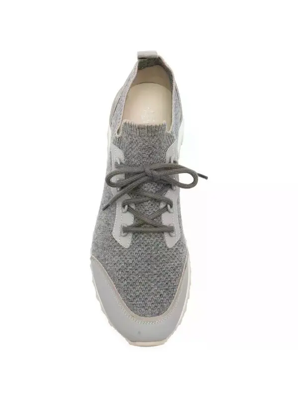 Eleventy Panelled Lace-up Sneakers