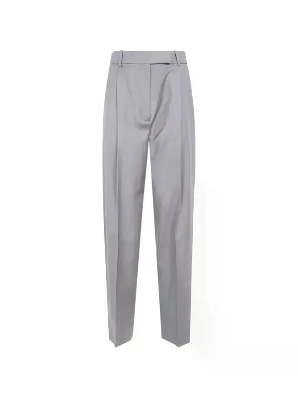 RÓHE Tailored Pleated Trousers - Grey