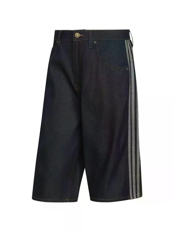 Adidas Firebird Side-stripe Shorts - Blue