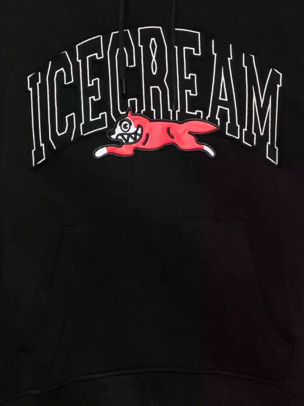 ICECREAM Logo-patch Drawstring Hoodie