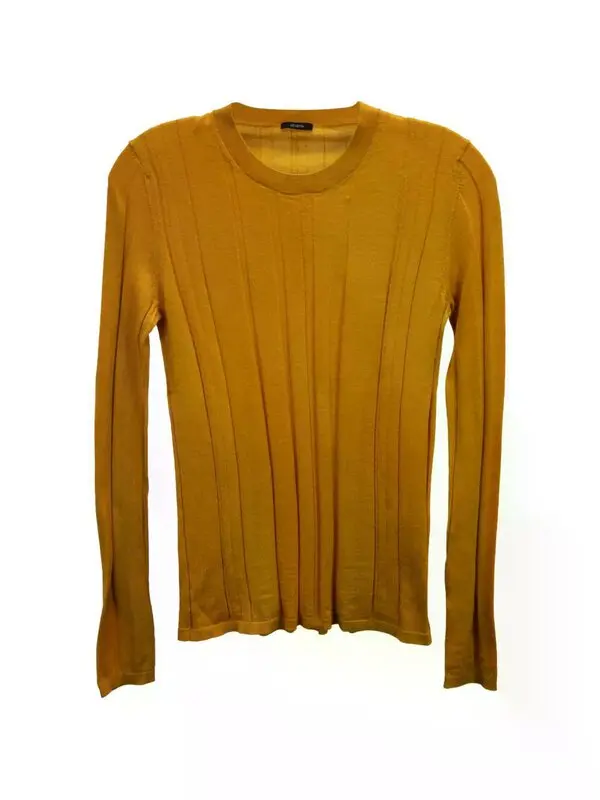 JOSEPH Ribbed Long-sleeve Top - Yellow