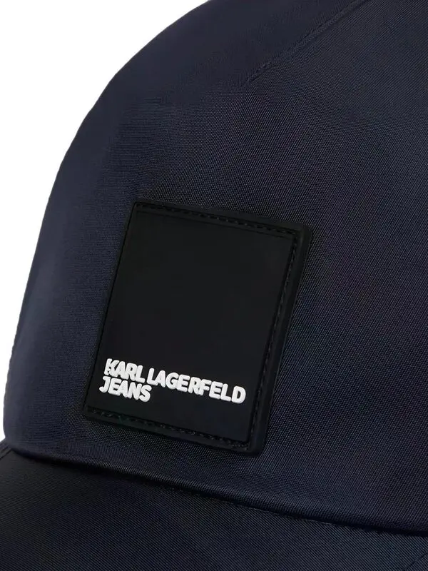 Karl Lagerfeld Panelled Logo Cap