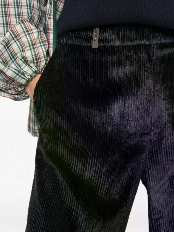 Peserico Corduroy-effect Wide-leg Trousers