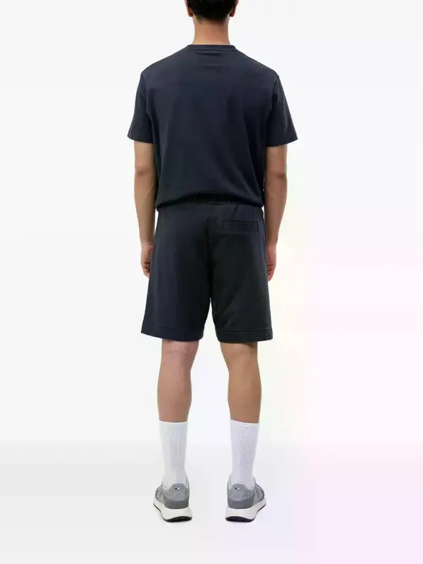 BOSS Logo-patch Drawstring-waist Shorts
