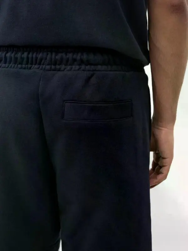 BOSS Logo-patch Drawstring-waist Shorts